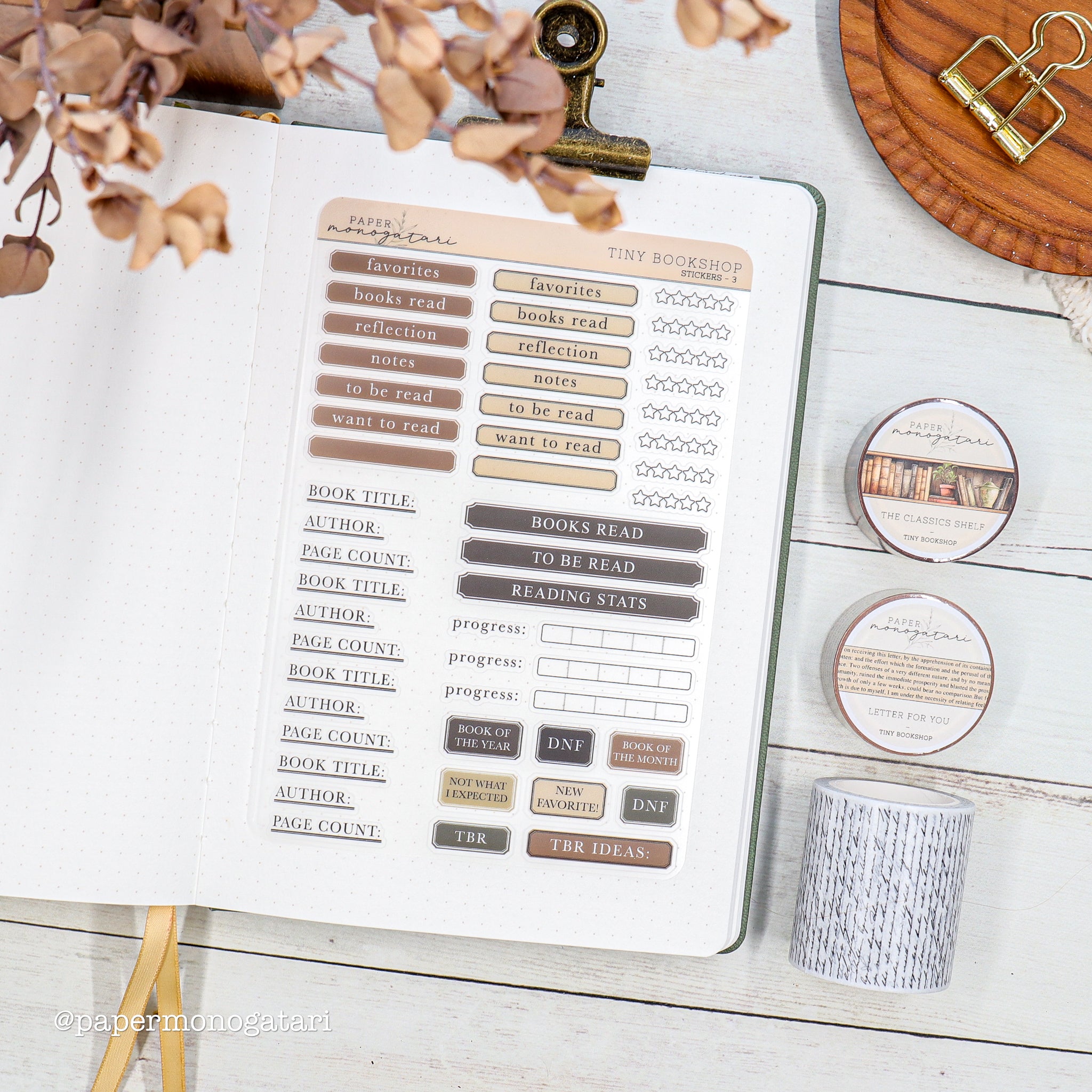 Tiny Bookshop Collection Box (2.0) – Paper Monogatari