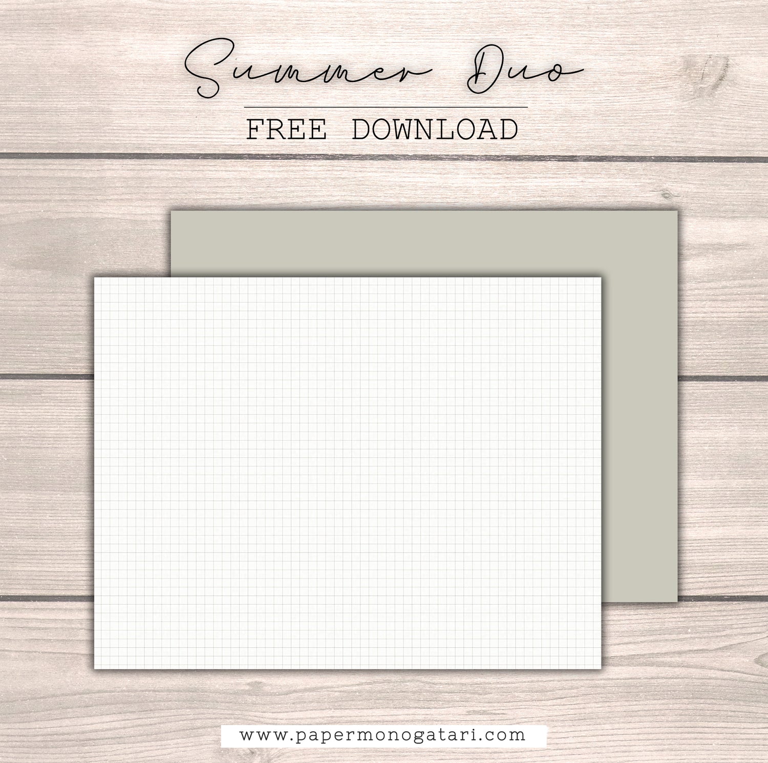 Freebies – Paper Monogatari